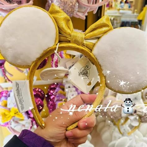 DISNEY AUTHENTIC 2024 Snow White Bow Minnie Mouse Ears Headband