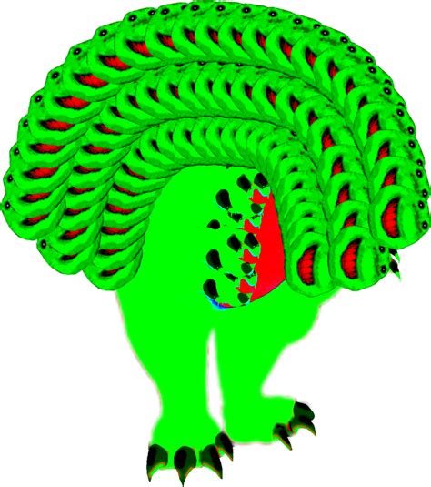 69 Headed Mega Demon Barney By Mustaphabittaye On Deviantart