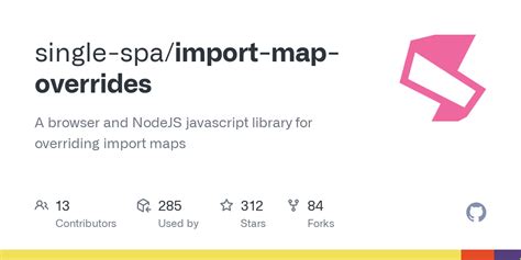 Github Single Spaimport Map Overrides A Browser And Nodejs