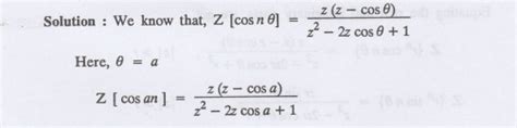 Problems Based On Z Transform Of Some Basic Functions Examples
