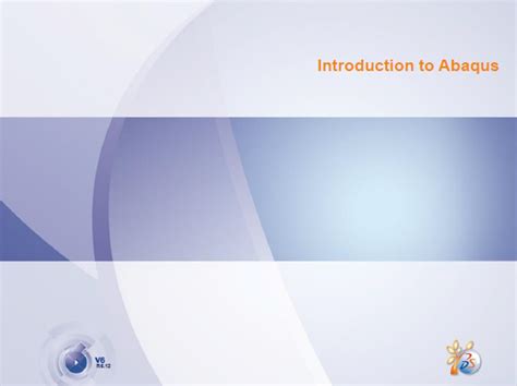 Abaqus Courses Introduction To Abaqus