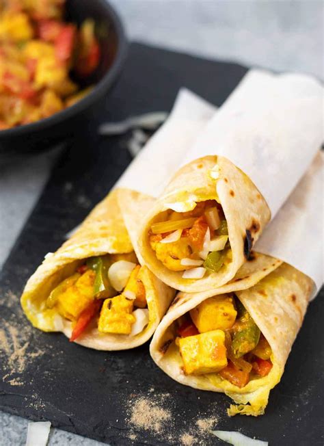 Easy Paneer Frankie Roll Piping Pot Curry