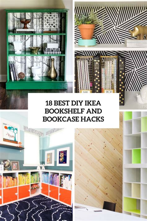 18 Best Diy Ikea Bookshelf And Bookcase Hacks Shelterness