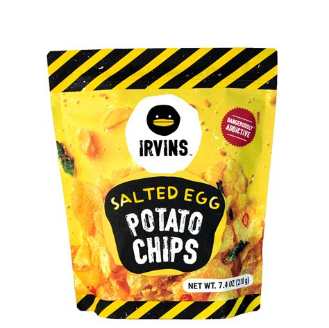 Irvins Salted Egg Potato Chips 210g