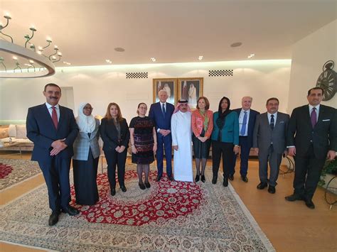 His Excellency Ambassador Of The State Of Qatar To Romania Offered A