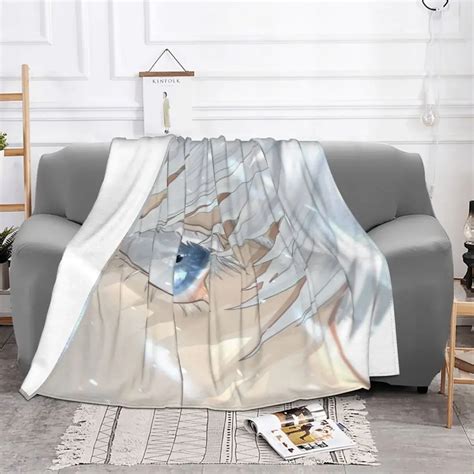 Gojo Satoru Collage Manga Blankets Velvet Print Jujutsu Kaisen Anime