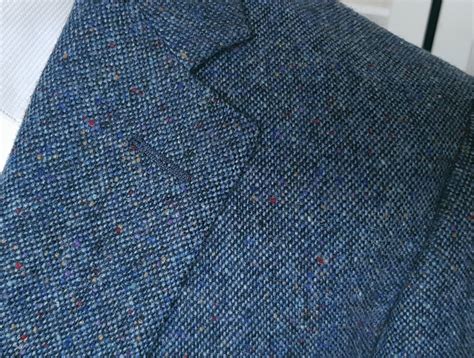 3 Piece Suit In Blue Donegal Tweed — Tweed Addict