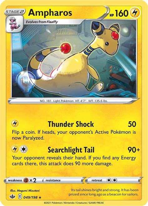 Ampharos Swsh06 Chilling Reign Pokemon