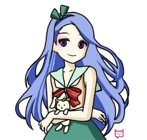 小兔少女简笔画 简笔画图片大全 普车都