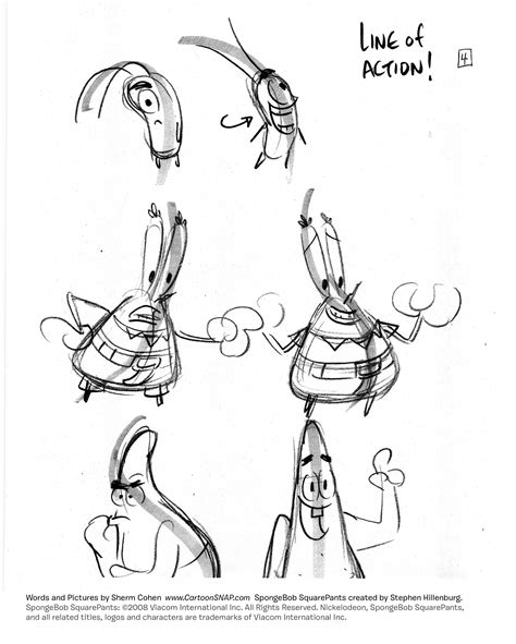 Cartoon Drawings Storyboard Drawing Spongebob Drawings
