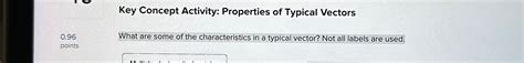 Solved Key Concept Activity Properties Of Typical Chegg