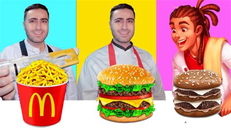 تفریحی و سرگرمی Xd چالش غذا درست کردن باب اسفنجی در بانوان سرگرمی