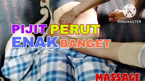 PIJIT PERUT DAN LEHER YANG TEGANG - YouTube