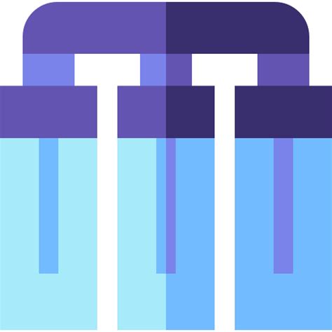 Microfilter Basic Straight Flat Icon