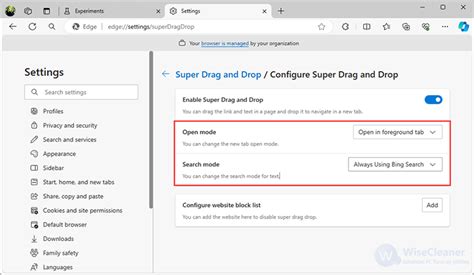 How To Enable Super Drag And Drop Feature In Edge