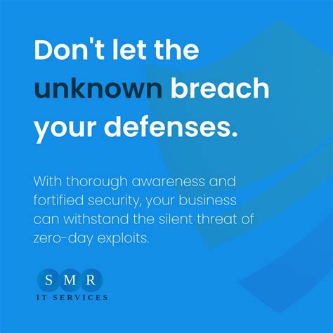 how to prevent zero day exploits smr it services posted on the topic