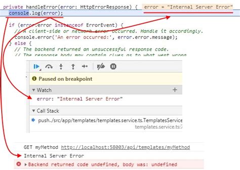 Json Angular 6 Error Handlig Errorresponse Has Undefined Status