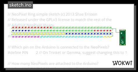 running led wokwi esp32 stm32 arduino simulator