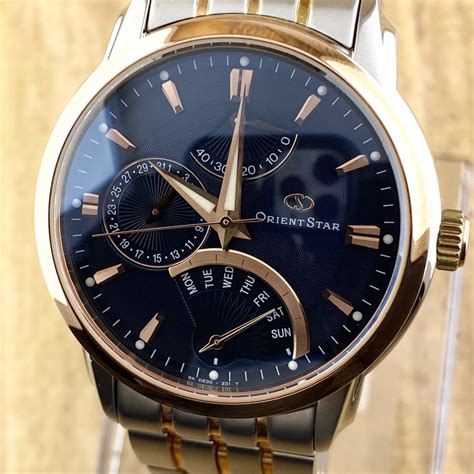 【目立った傷や汚れなし】【1円〜】orient star オリエントスター 腕時計 メンズ at 自動巻 de00 b0 レトログラード