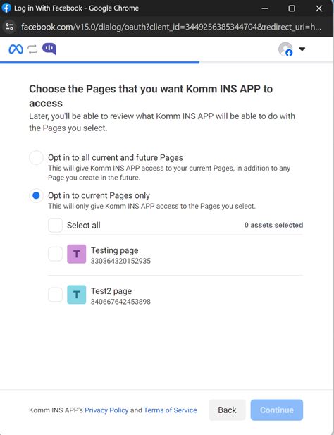 Instagram Integration · Developer Docs Kommunicate