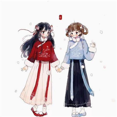 精美好看的古风动漫少女唯美电脑桌面壁纸图片 配图网