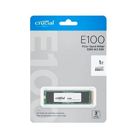 Ổ Cứng Ssd Crucial E100 480gb M2 Pcie Gen4 X4 Nvme