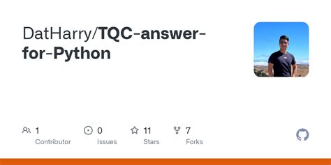 Tqc Answer For Python Tqc Python Ipynb At Master Datharry Tqc