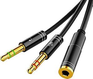 Cabo Adaptador Fone P P Macho X P Femea Zjt A R Inform Tica