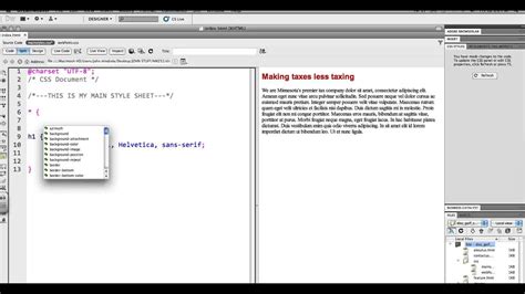 Dreamweaver Css Reset Dreamweaver Css Reset YouTube