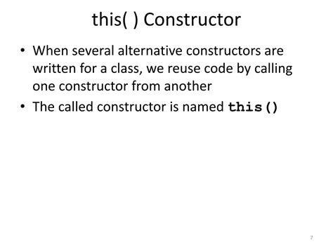 Ppt Constructors In Java Creating And Initializing Objects Powerpoint Presentation Id9601874
