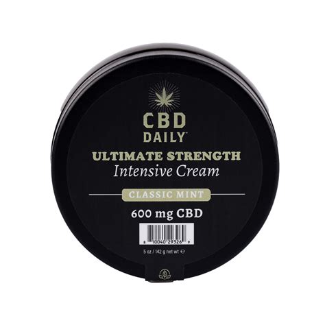 Cbd Intensive Cream Ultimate Strength Shop Earthly Body