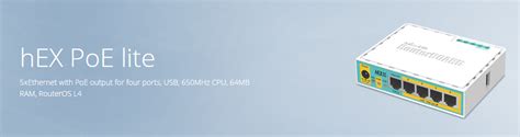Mikrotik hEX PoE lite MikroTik Distribütör Yetkili Satıcı ile Güvenli Ağ Kurulumları