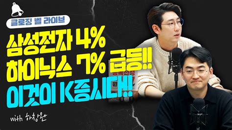 삼성전자 4 하이닉스 7 급등 이것이 K증시다230104하창완 클로징벨 라이브 Youtube