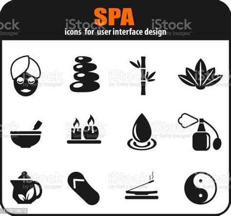 Spa 圖示集向量圖形及更多健康的生活方式圖片 健康的生活方式 圖標集 圖示 Istock