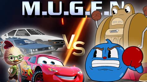 Requested By Lizavila S2j Team Mcqueen Vs Team Ribby Mugen Battle