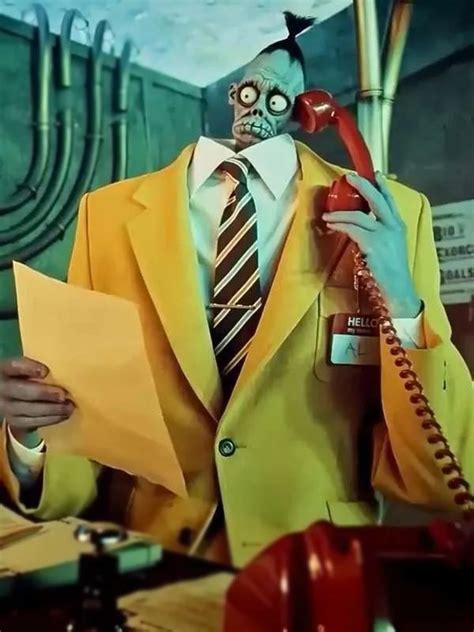 Shrunken Head Bob Yellow Suit Beetlejuice Yellow Cosplay Suit