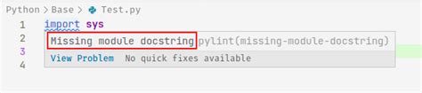 VSCode 配置使用 PyLint 语法检查器 vscode pylint CSDN博客