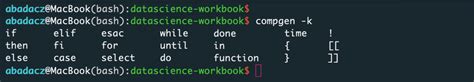 introduction to bash scripting data science workbook