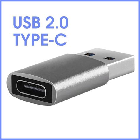 Переходник с Usb 2 0 папа выход на Type C мама вход Адаптер Otg
