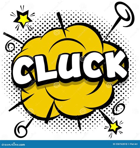 Cluck Comic Bright Template With Speech Bubbles On Colorful Frames
