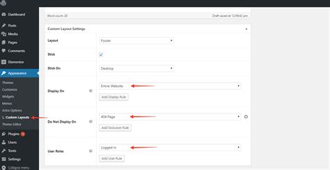 How To Design A Custom Footer With Custom Layout Module Of Astra