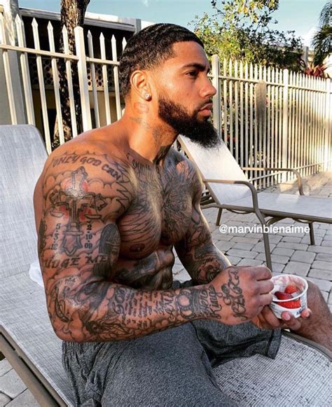 Black Men Shoulder Tattoo Dark Skin Men Tattoo Ideas Guy With