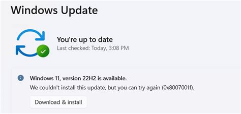 Error 0x8007001f Installing Feature Update Or Cumulative Update