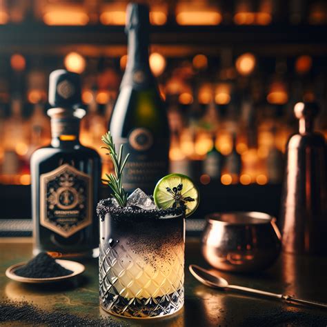 The Evil Wizard Spritz Mystical Cocktail With Dark Smoky Essence And