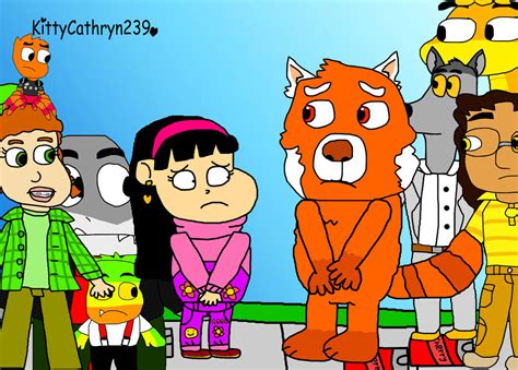 Turning Red And The Bad Guys Pee Holding Contest By Kittycathryn239 On