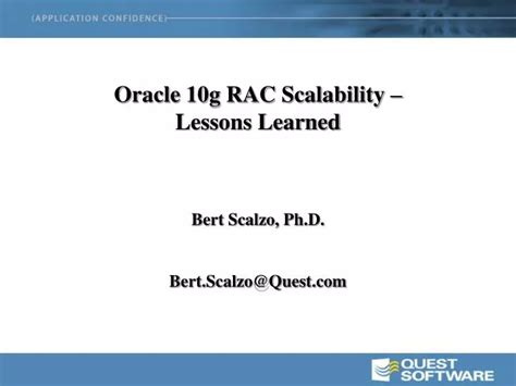 ppt oracle 10g rac scalability lessons learned powerpoint