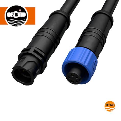 China Power Data Combined 5pin Bayonet Lock Waterproof Cable Connector