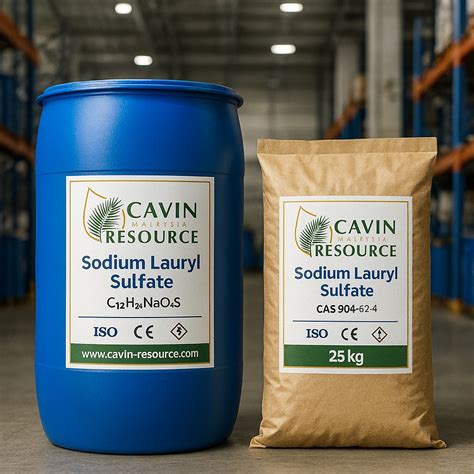 Sodium Lauryl Sulphate Sls Anionic Surfactant Cavin Resources Malaysia