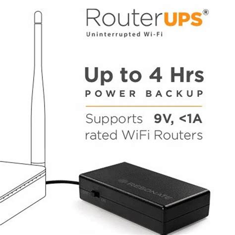 Resonate Routerups Cru9v Power Backup For Wifi Router At Rs 944