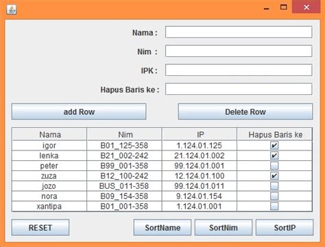 Java Sorting Table Is Wrong When The Sort Button Be Pressed More Than Once Stack Overflow